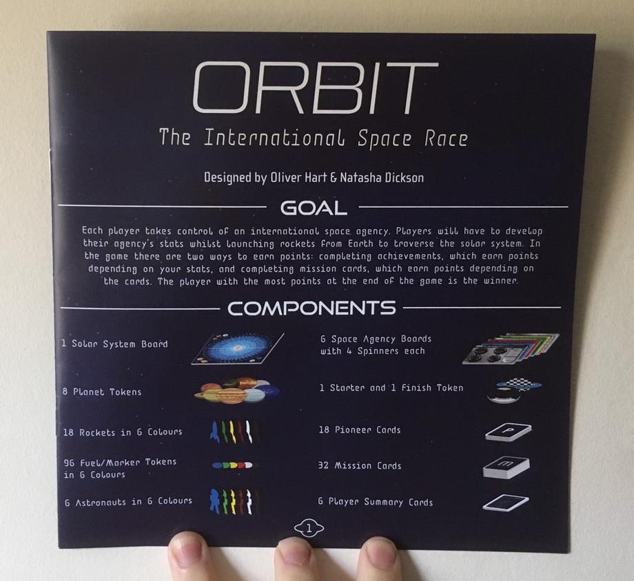 Orbit: The International Space Race - A tabletop game by Juniper Games