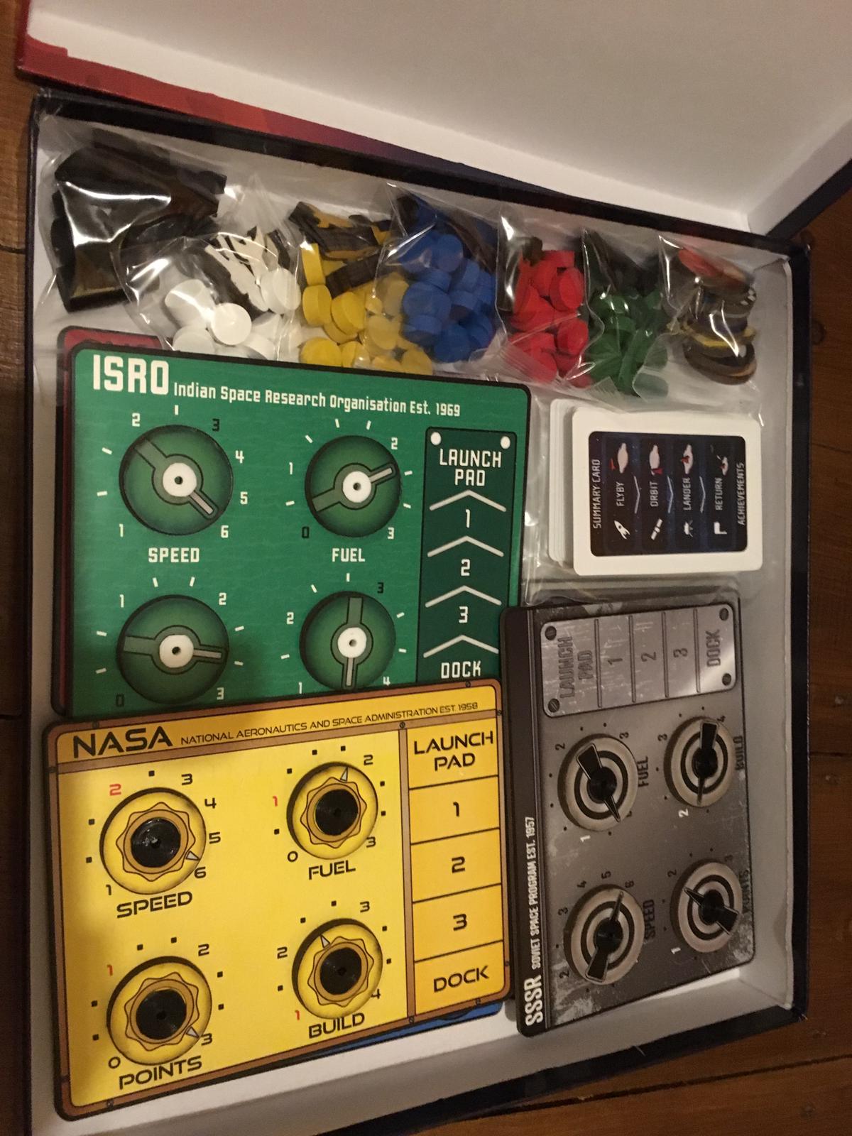 Orbit: The International Space Race - A tabletop game by Juniper Games